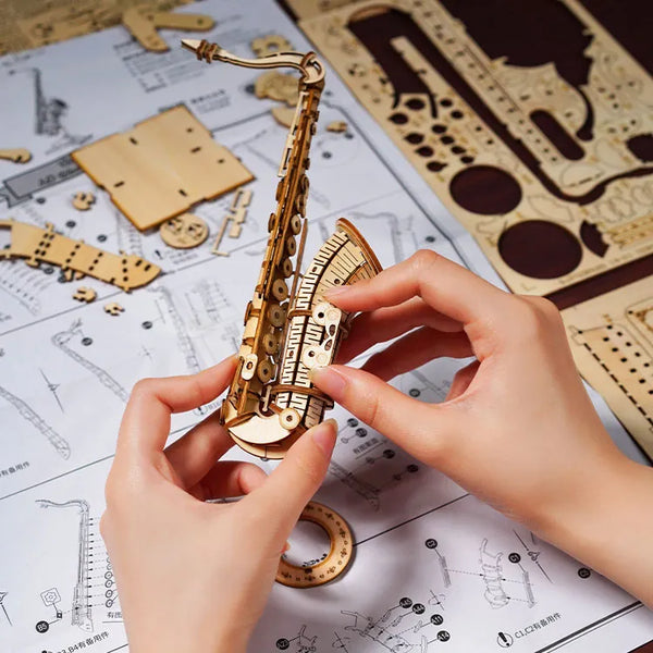 PUZZLE 3D • Saxophone – L'esprit Bois